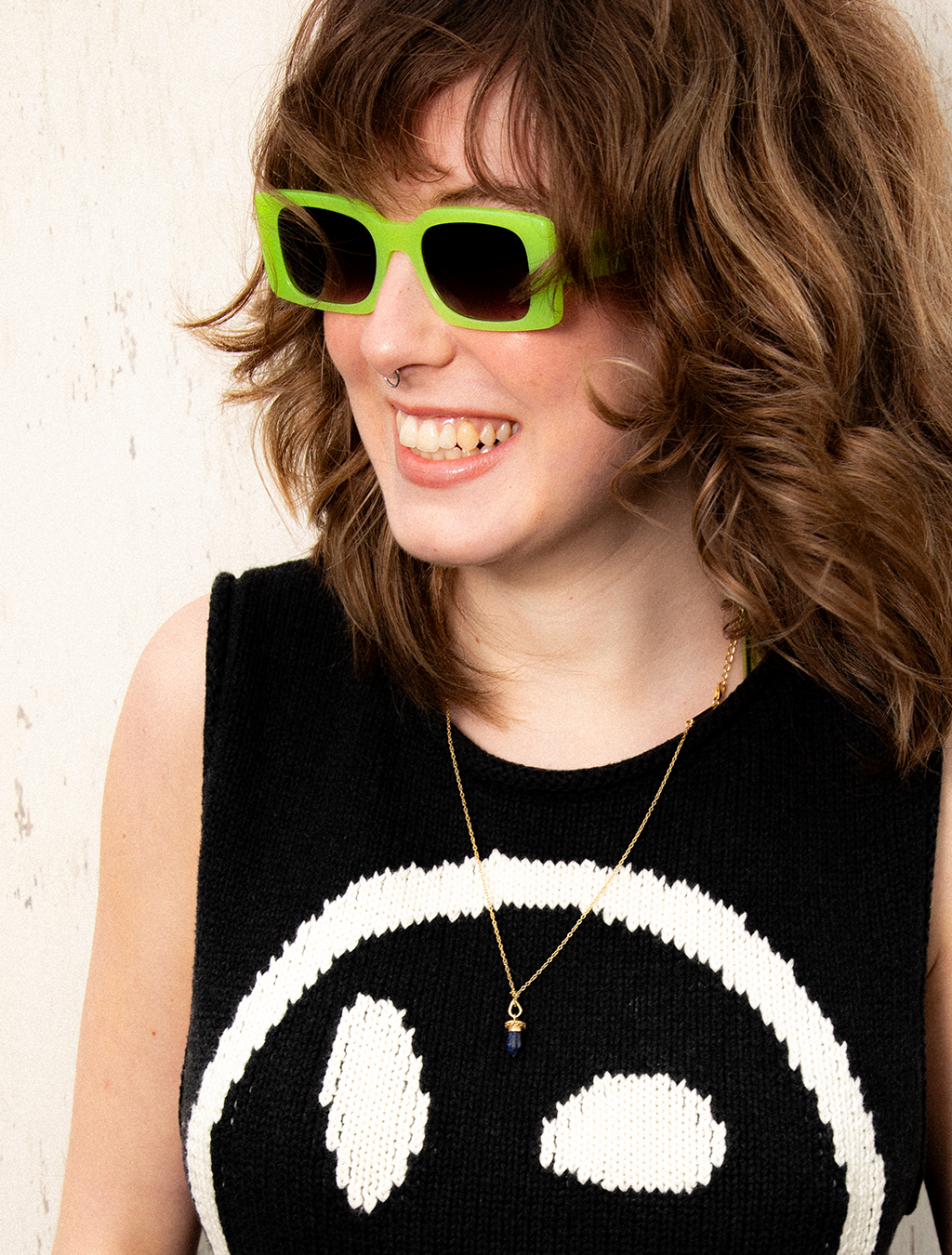 Neon Yellow Sunglasses | Rectangle Acetate | Zoe de Pass Eyewear ...